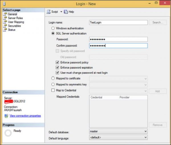 Các cách đăng nhập cơ sở dữ liệu trên MS SQL Server - HKT SOFT
