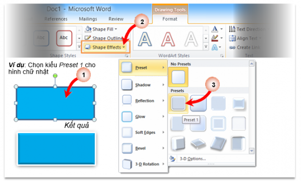 Microsoft Word (Bài 34): Các thao tác cơ bản Shape - HKT SOFT